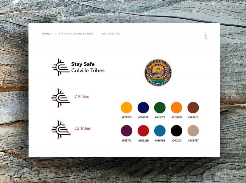 Stay Safe Colville Tribes | Tran Creative